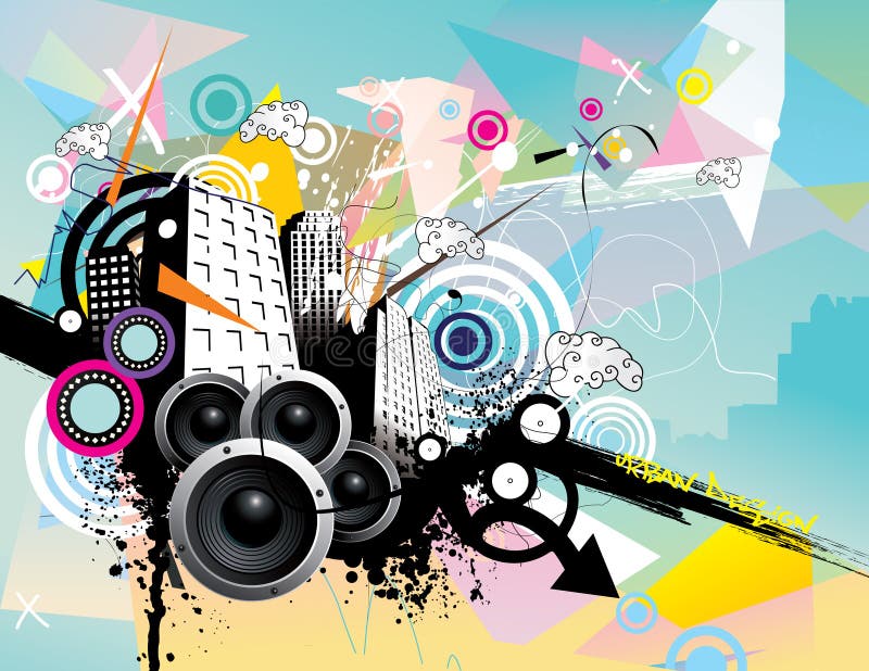 Flipped reality stock illustration. Illustration of music - 1749953