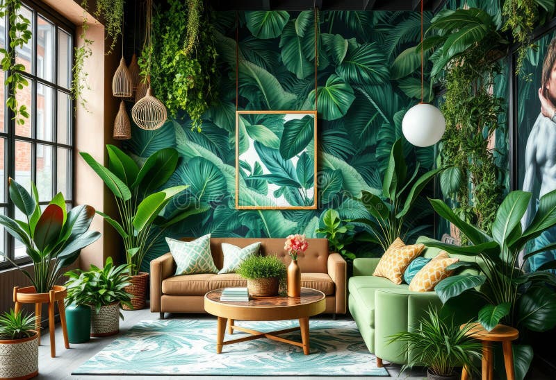 Urban Jungle Urban Design Inspired by the Jungle Using Bold Colo Stock ...
