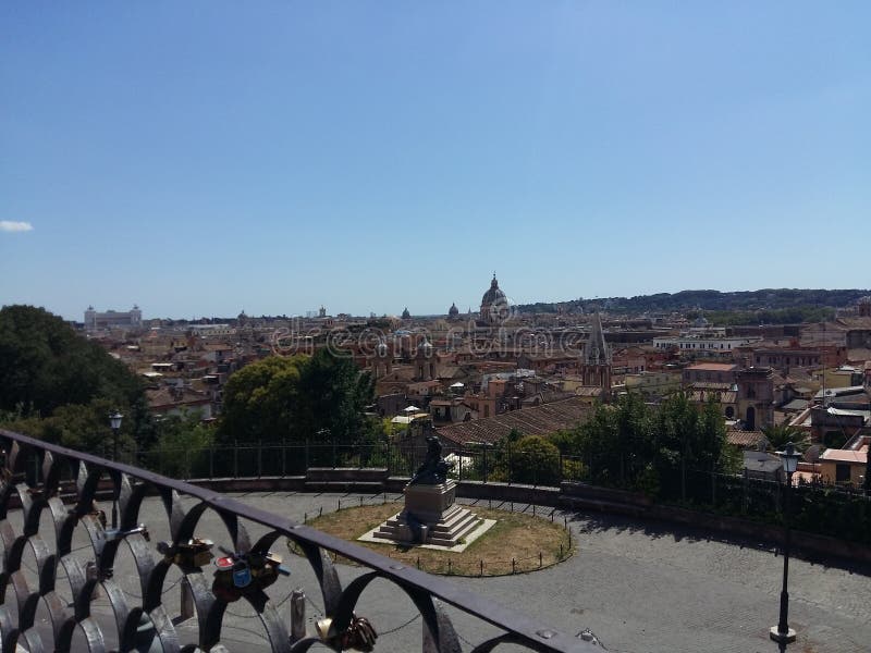 Urban Landscape, Aerial View of Rome Stock Photo - Image of rome, sight ...