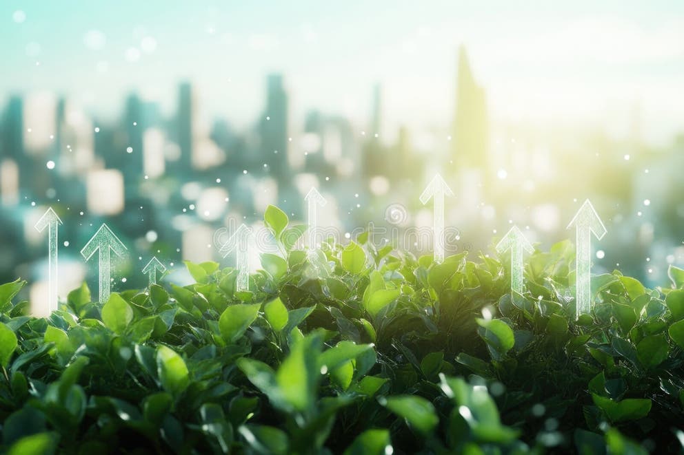 Urban Landscape with Arrows on the Ground Stock Image - Image of path ...