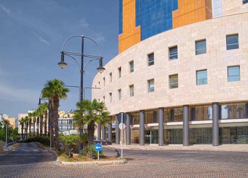 Modern Architecture Building, Malta Stock Photo - Image of valetta ...
