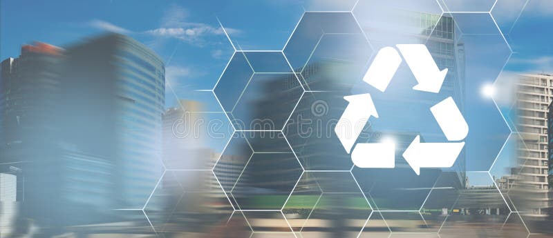 Recycle Sign, Empty Copy Space for Text. Recycle & Environment Concept ...