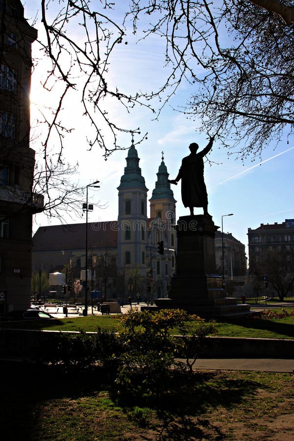 Urban Landscape with Monuments and Buildings Stock Photo - Image of ...