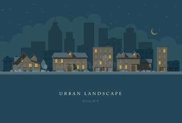 Architecture Outdoor Sky Night Environment Stock Illustrations – 1,958 ...