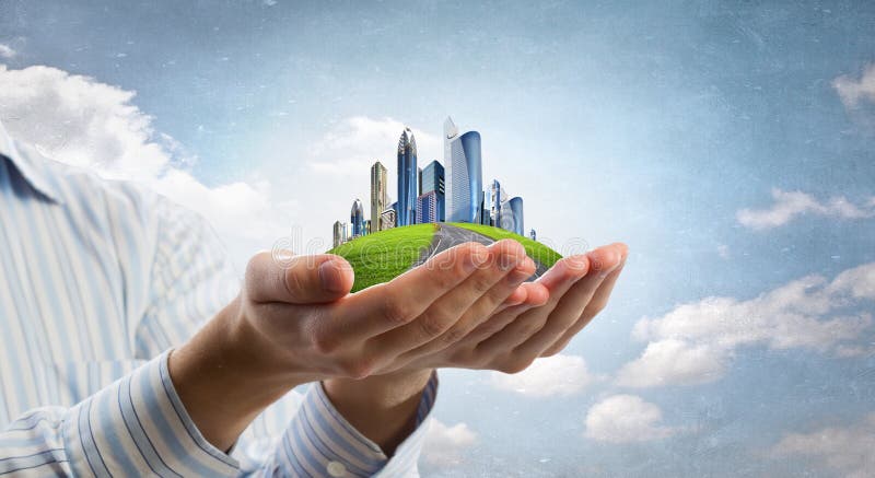 Urban life stock image. Image of palm, cityscape, business - 59651509