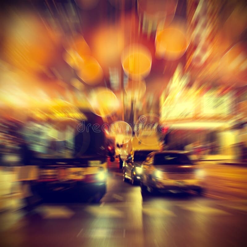 Urban life at night stock image. Image of night, glow - 48854517