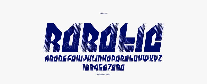 Urban Massive Geometric Font for Logos and Emblems, Minimal Strong ...