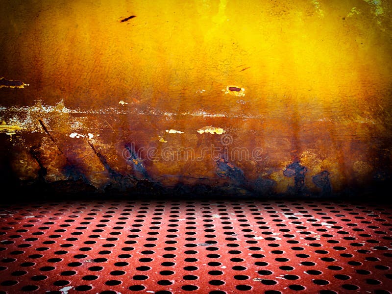 Urban Metal Interior Stage stock illustration. Illustration of ...