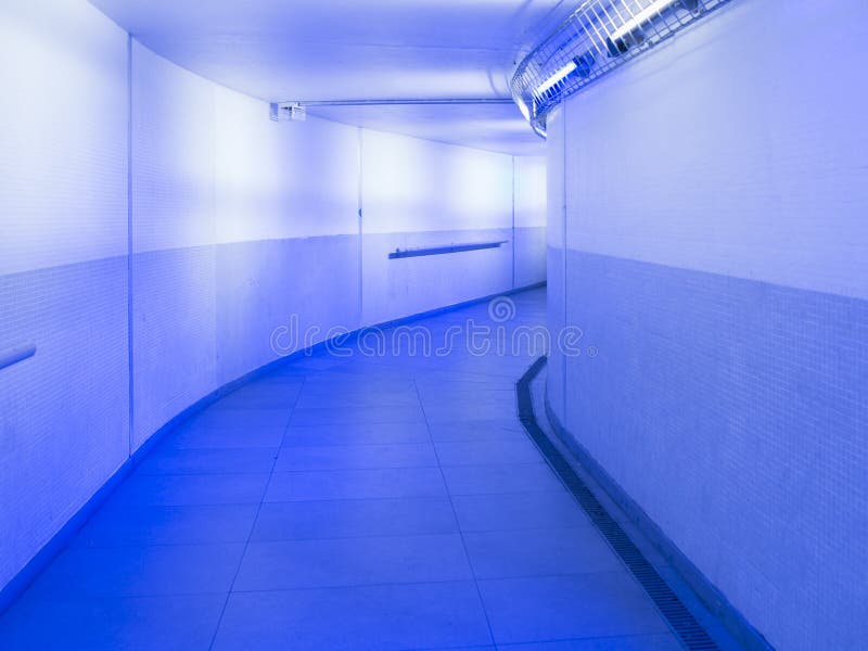 Urban metro passage stock image. Image of commute, neon - 51486717