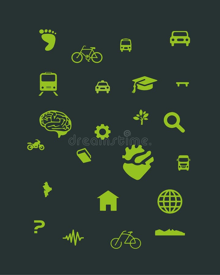 Urban Mobility icons Vol b stock vector. Illustration of lens - 48442451