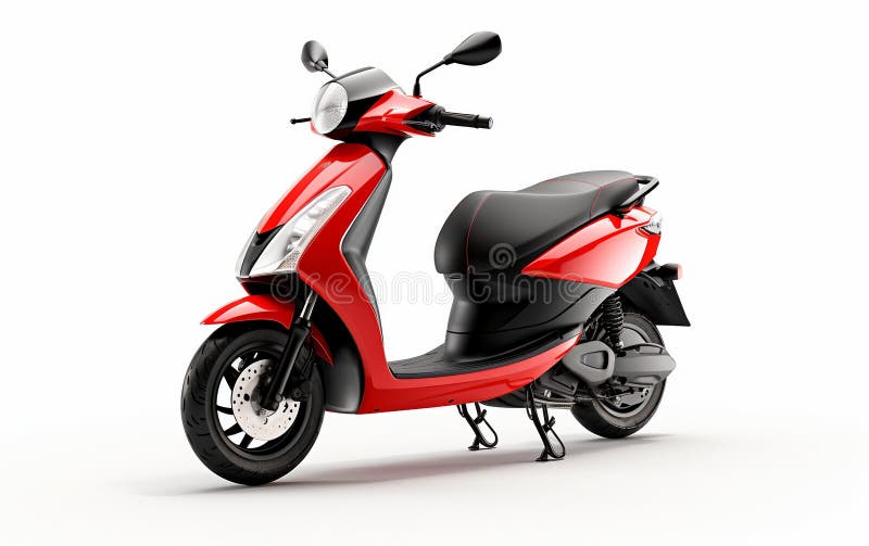 Urban Mobility Modern Essence on White Background Stock Illustration ...