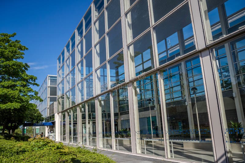 Urban Modern Contemporary Architecture Stock Image - Image of keynes ...