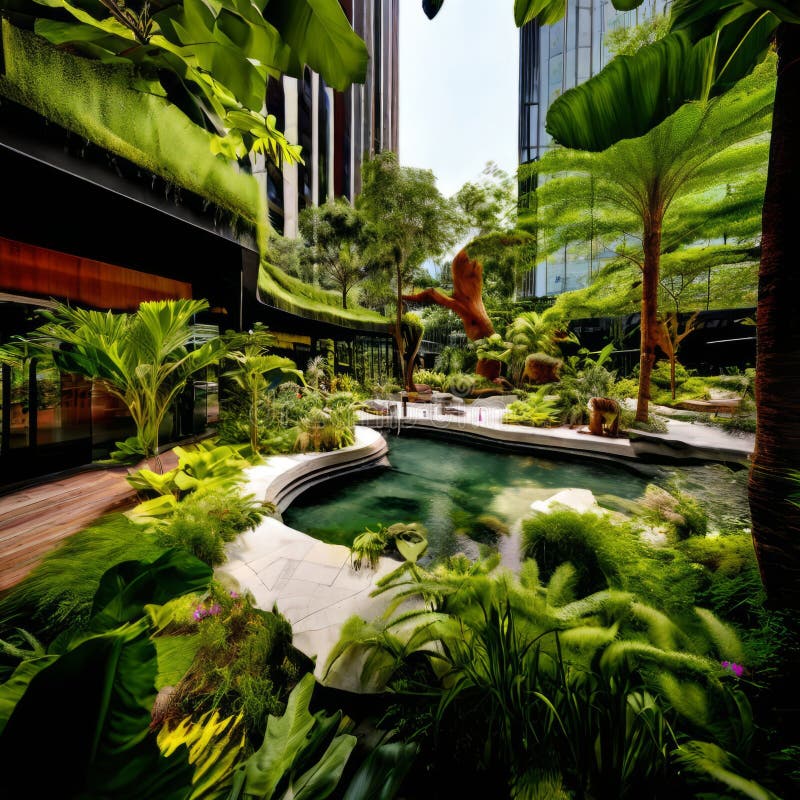 25 77 Urban Oasis Urban Design Stock Illustrations – 1 25 77 Urban ...