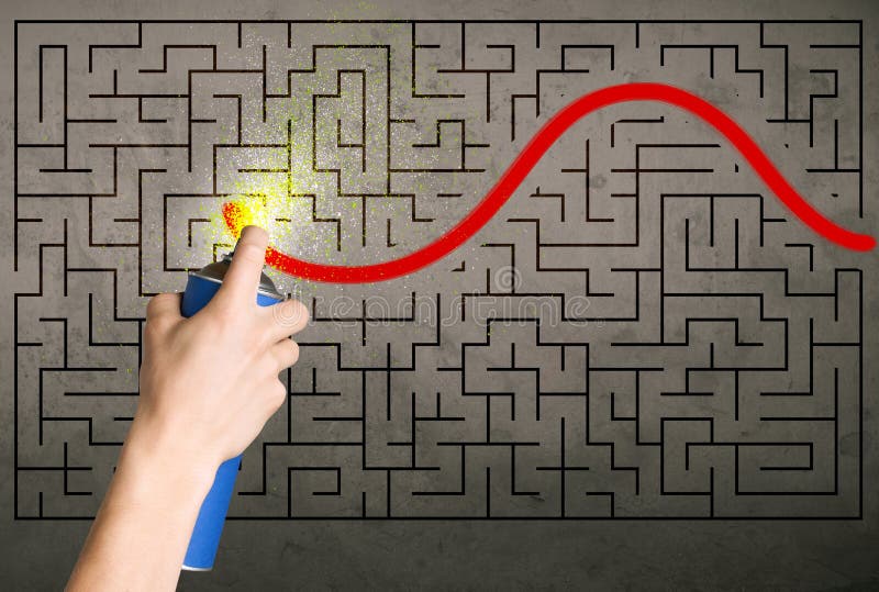 Wall Maze of 16th Century Junagarh Fort. Stock Photo - Image of ...