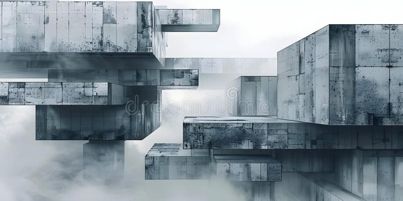 Urban Panorama: Dramatic D Cityscape Featuring Modern Concrete ...