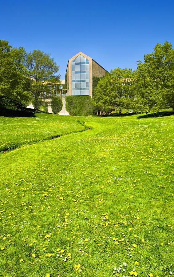 Urban Park - Springtime in Denmark Stock Image - Image of hall, botanic ...