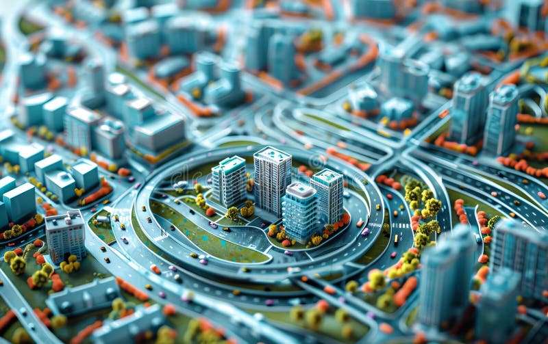 Urban Planners Eyes Reflect the Intersection of Infrastructure and ...