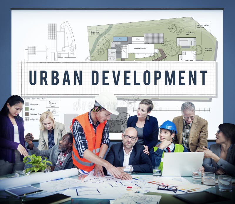 Urban Planning Development Build Design Concept Stock Photo - Image of ...