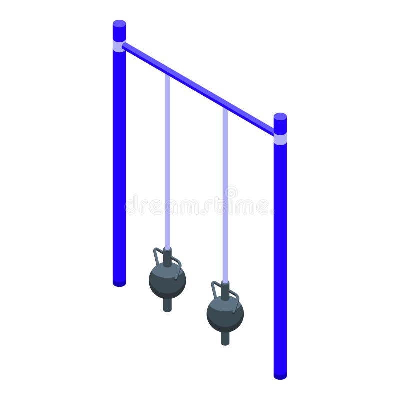 Urban Pull Bar Icon Isometric Vector. Street Workout Stock Illustration ...