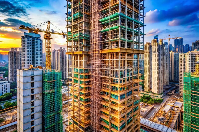 Urban Renewal in Action: Modern Construction Techniques Drive High-Rise ...