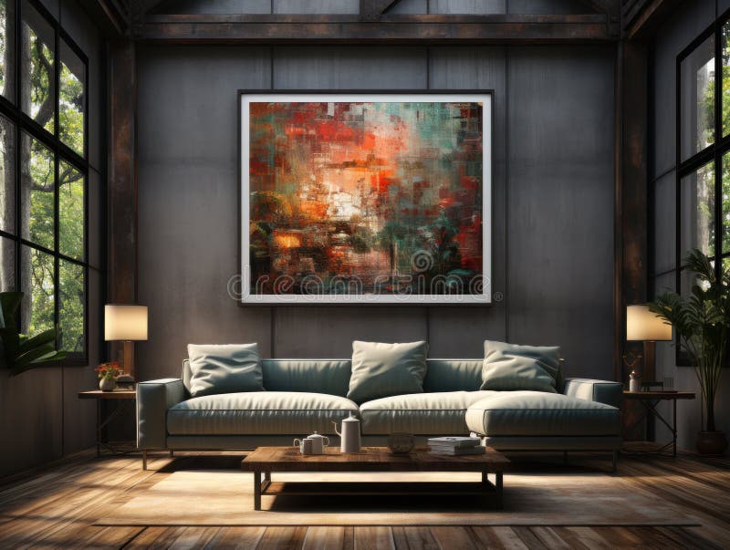 Urban Resilience: Industrial Art. Created with Generative AI Stock ...