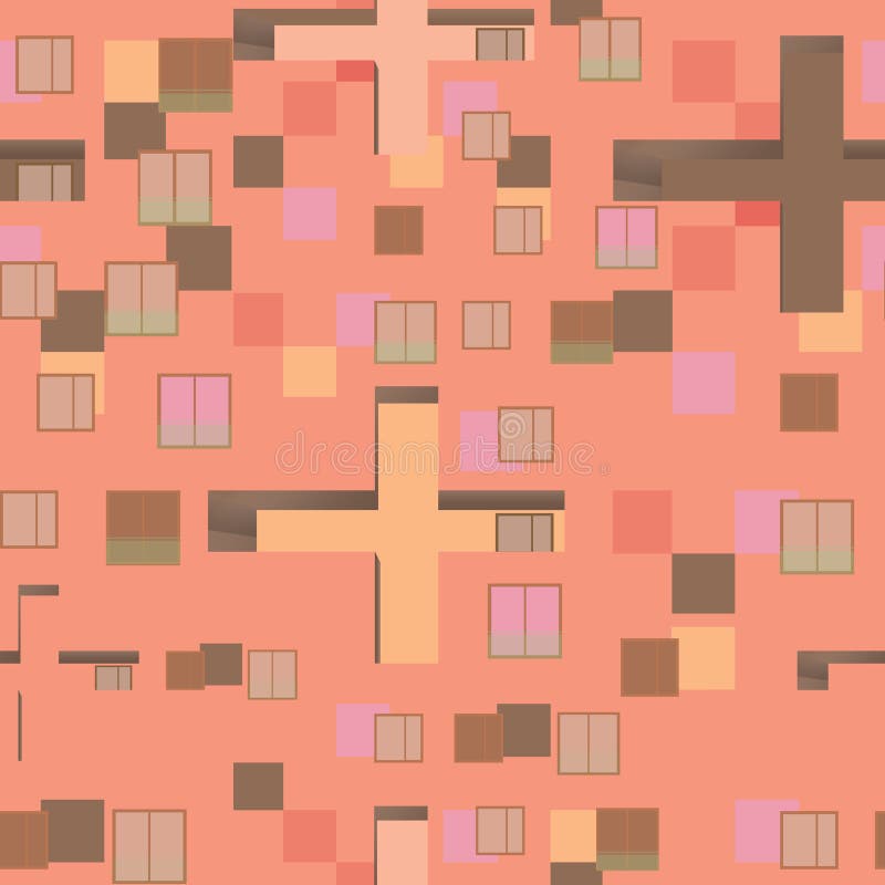 Urban Rhythm on Pink Background. Stock Vector - Illustration of ...