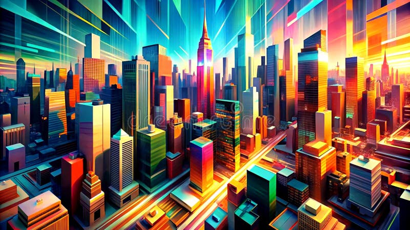 Urban Rhythm: a Visual Symphony of Cityscapes and Structures Generative ...