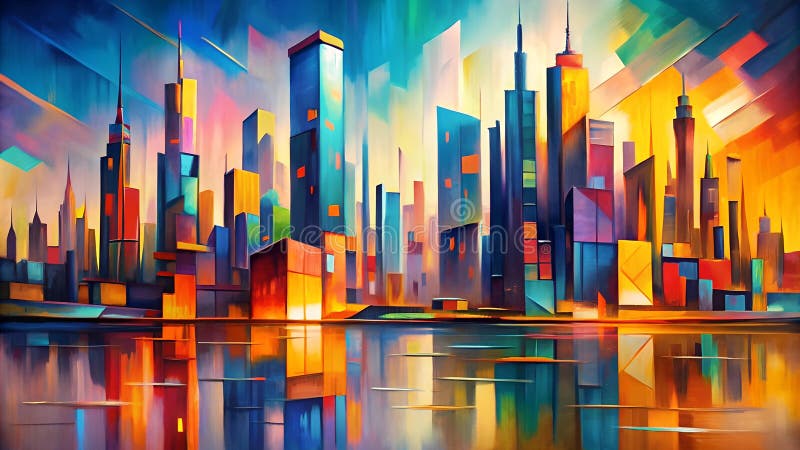 Urban Rhythms: a Visual Reflection of City Life Generative AI Stock ...