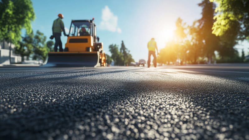 Urban Road Construction: Building the World S Future Pathways Stock Photo - Image of repair ...