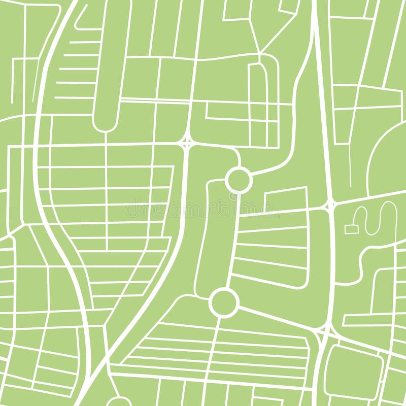 Urban Road Network Vector Pattern Stock Vector - Illustration of ...