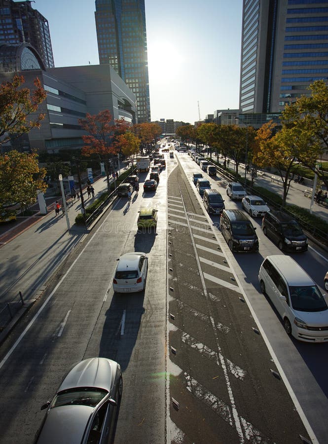 Urban Roads stock photo. Image of building, skyscraper - 235014194