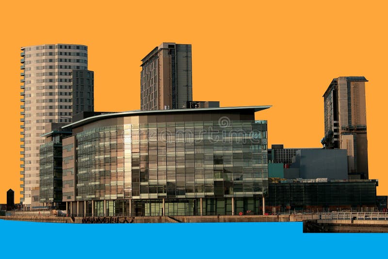 Urban scene stock image. Image of business, blue, publicity - 12523755