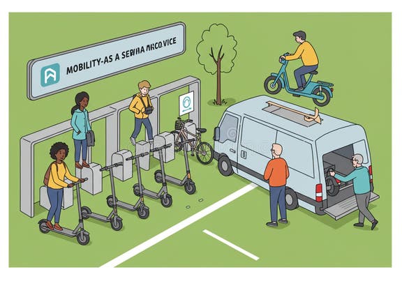 Urban Scene with Multiple People Using and Interacting with Micro ...