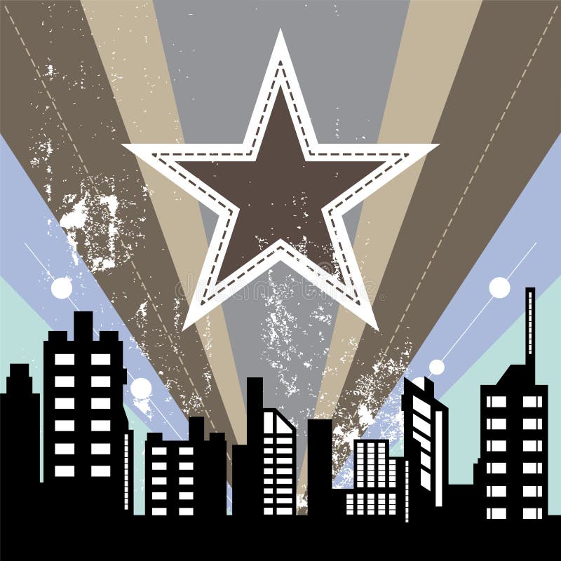 Urban Retro Background Design Stock Vector - Illustration of design ...