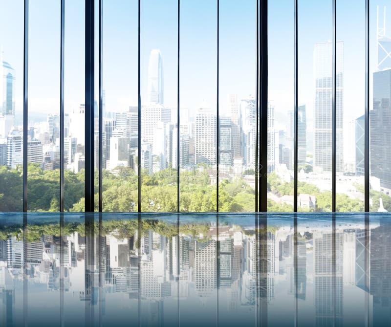 Urban Scene Skyline Morning View Metropolis Concept Stock Image - Image ...