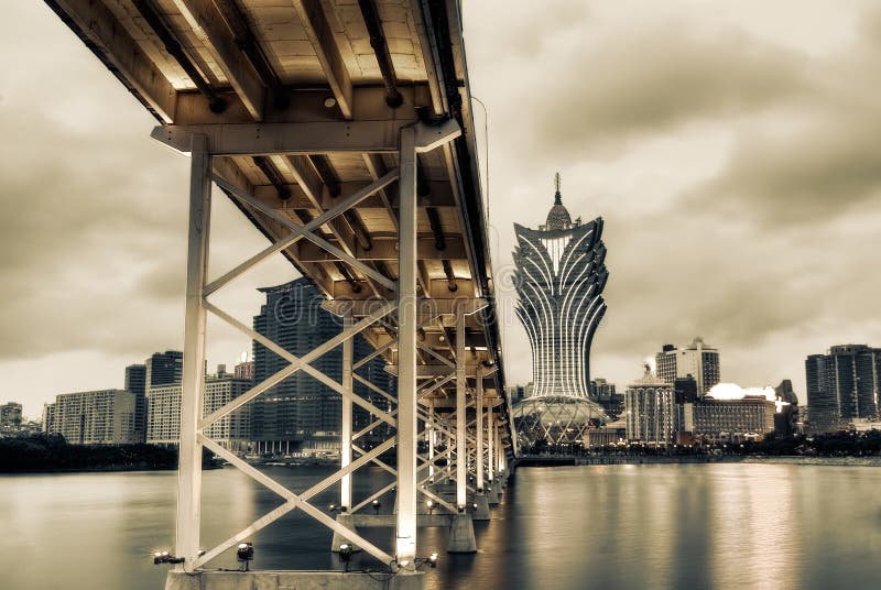 Urban scenery stock photo. Image of mirror, casino, cityscape - 19008984