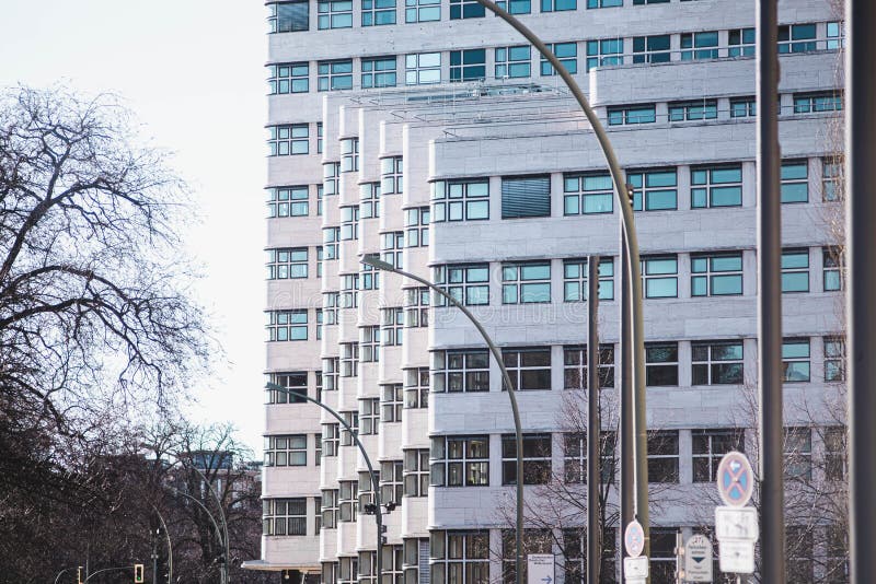 Urban Scenery with Modern Buildings Stock Image - Image of window ...
