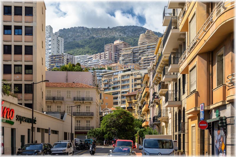 Urban scenes in Monaco editorial stock image. Image of cityscape ...