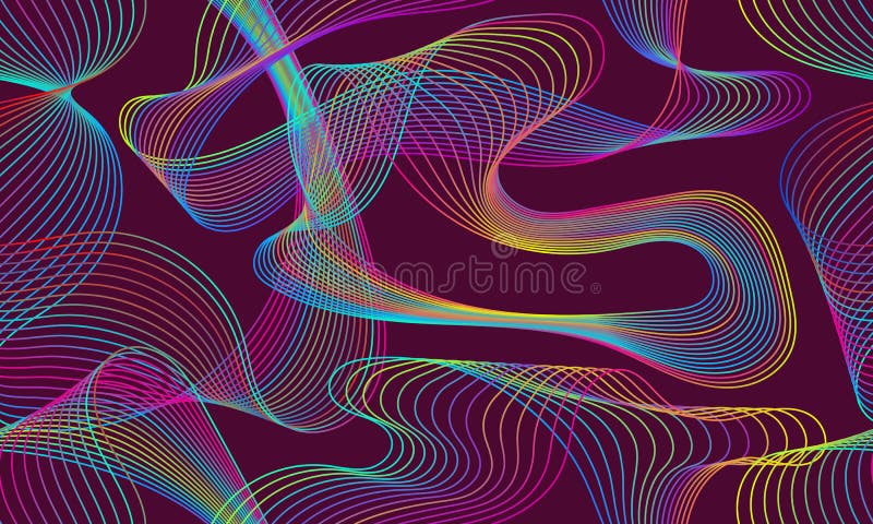 Urban Seamless Pattern of Iridescent Chaotic Lines Stock Vector ... Urban Seamless Pattern of Iridescent Chaotic Lines Stock Vector ...