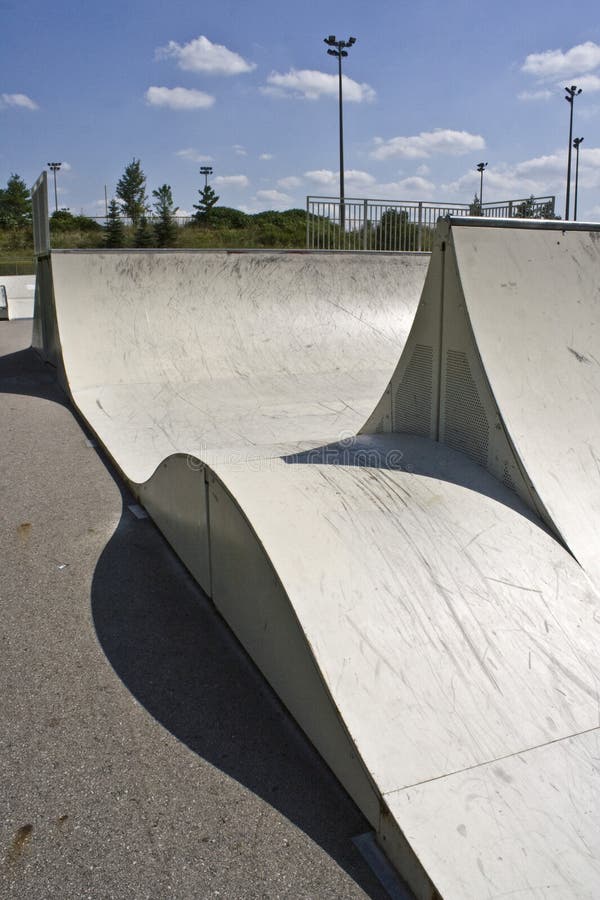 Urban Skate Park Ramps stock photo. Image of summer, roll - 10779690