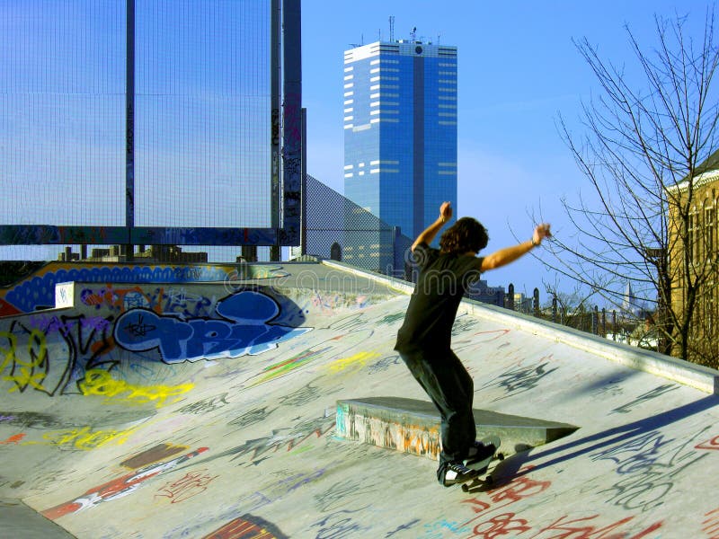 Urban skateboarder stock image. Image of skating, male - 1785555