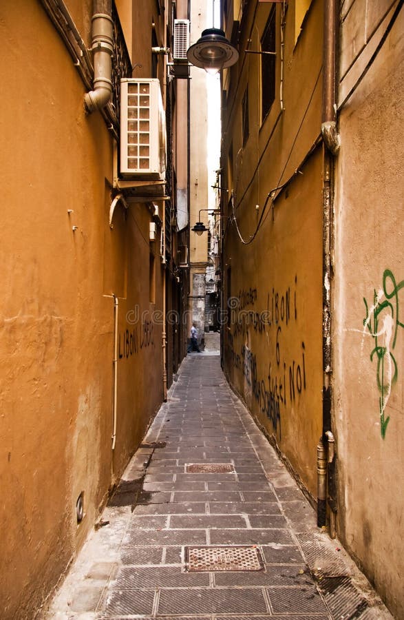 Urban slum stock photo. Image of street, italy, graffiti - 4848732