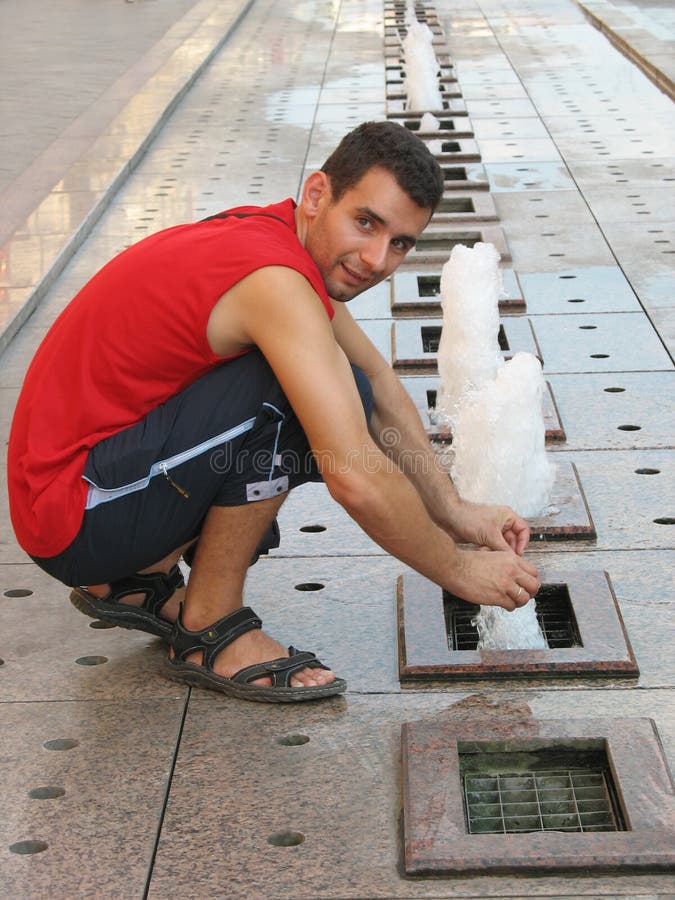 At the Urban Spring stock image. Image of season, smiling - 8313313