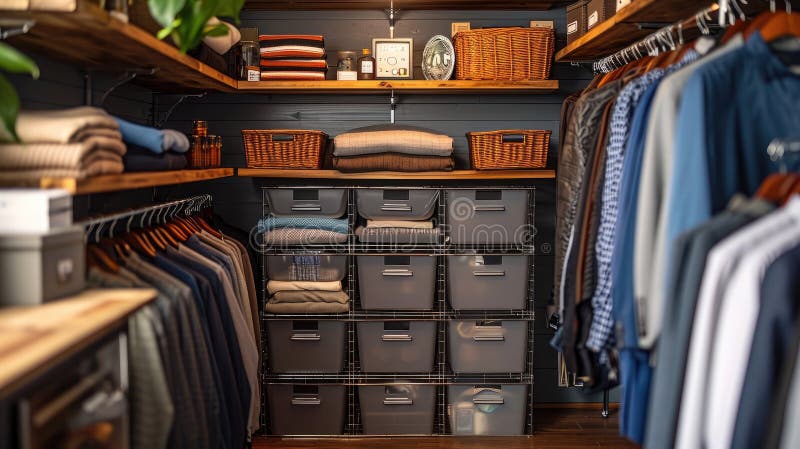 Urban Storage Closet Style stock illustration. Illustration of ...