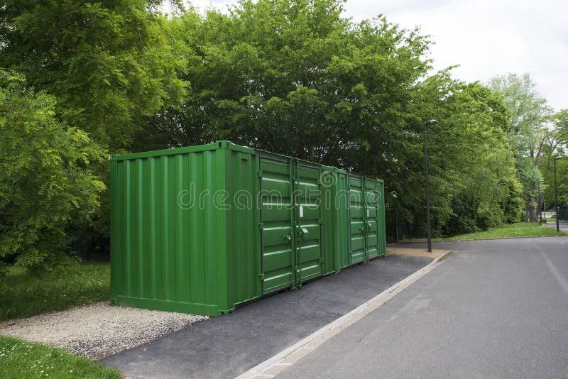 Urban storage container stock photo. Image of urban - 150682480