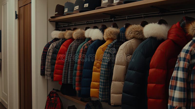 This Urban Store Displays a Colorful Array of Winter Jackets and Coats ...