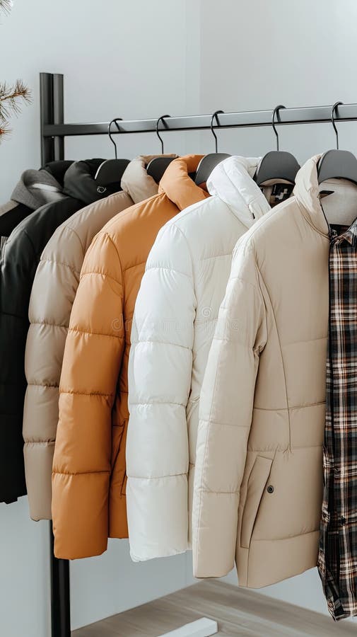 This Urban Store Displays a Colorful Array of Winter Jackets and Coats ...