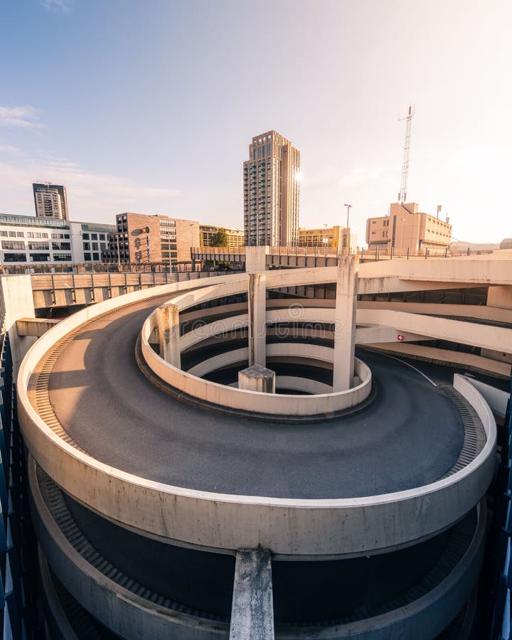 Urban Structure of a Building in the Netherlands Stock Image - Image of ...