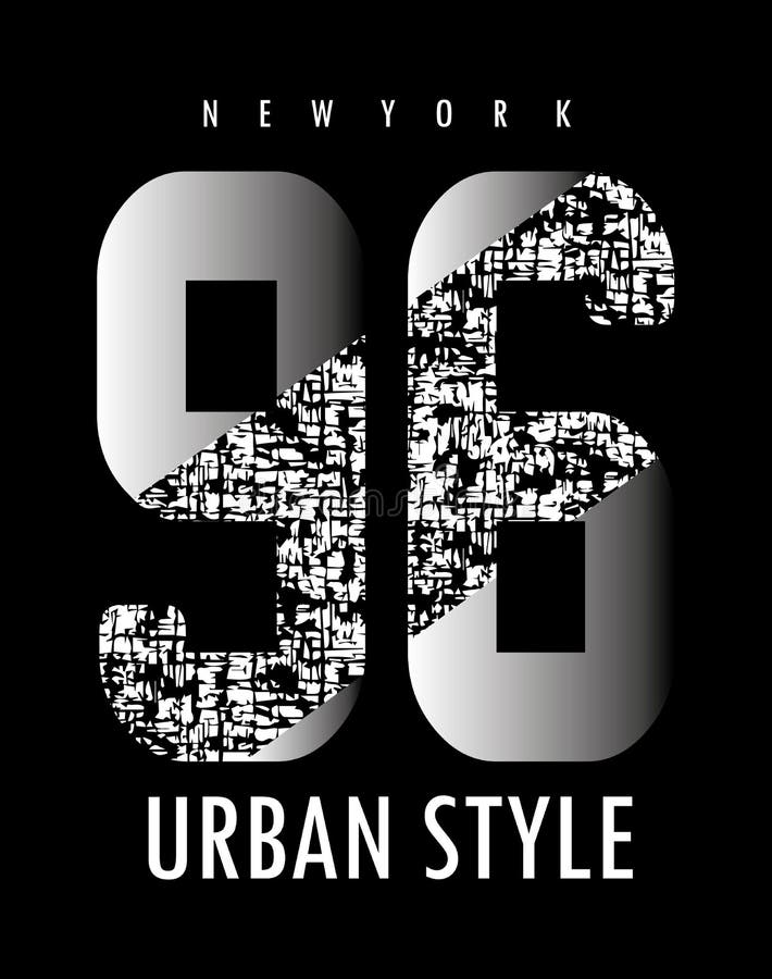 Urban Style Typography T Shirt Design Graphic Stock Vector ...