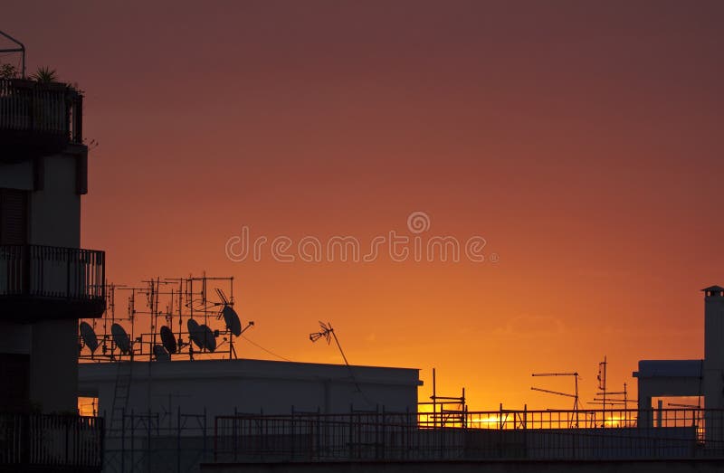 Urban sunrise stock photo. Image of matinee, sunrise - 36671532
